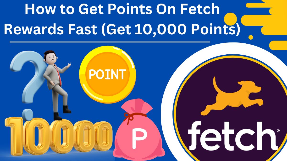 How to Get Points On Fetch Rewards Fast (Earn Easily 10,000 & 100K Fetch Points)